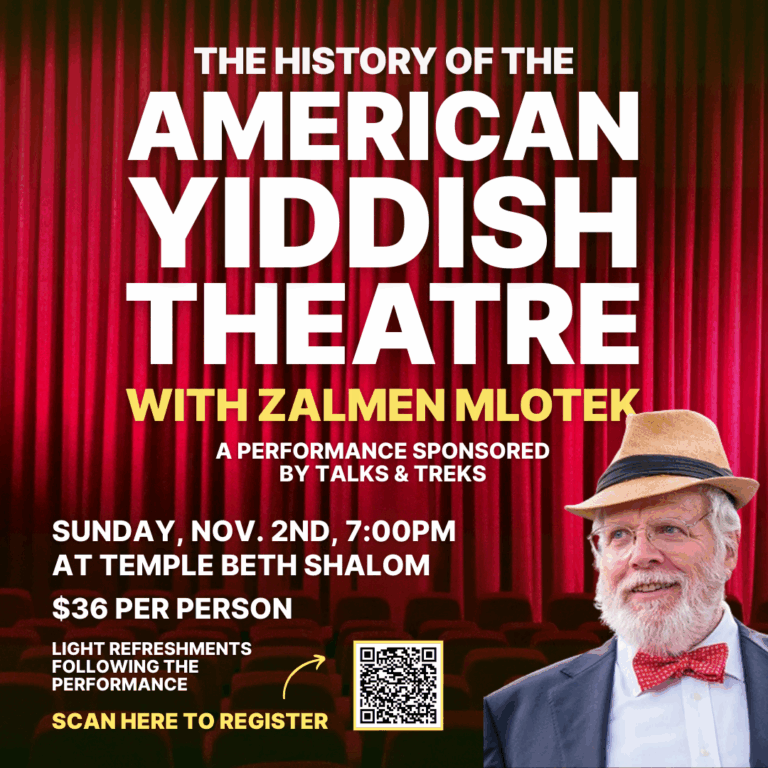 Come join us on a one-of-a-kind journey of the Yiddish theater – Sunday ...